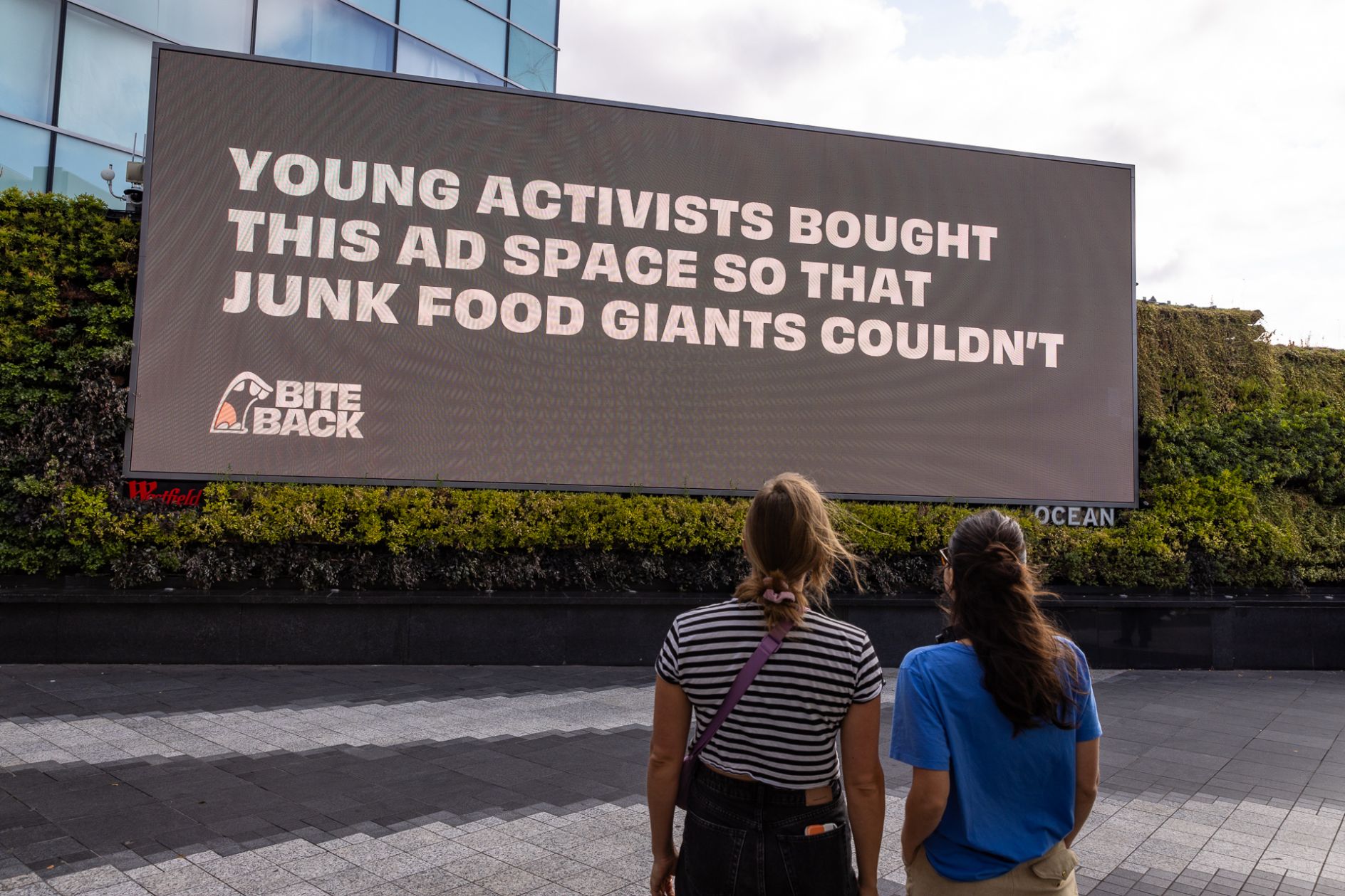 Anti-advertising billboard targets fast-food giants for youth campaign ...