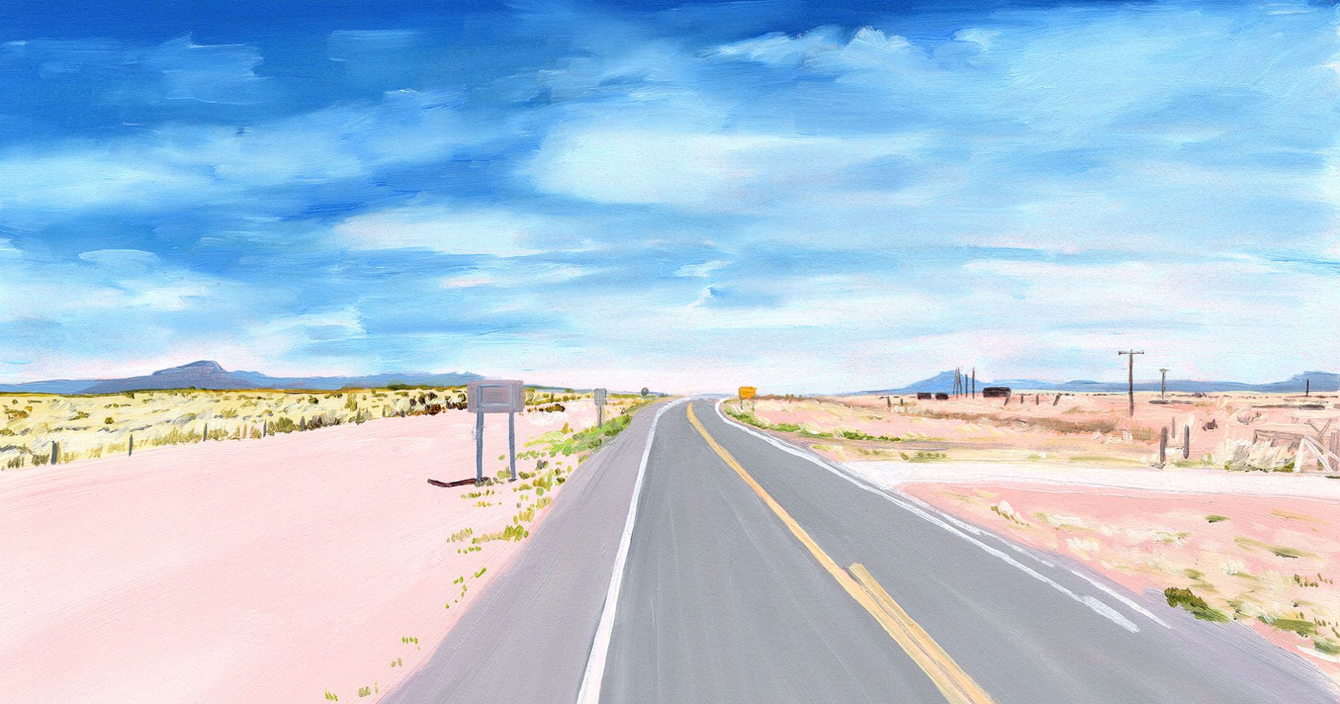 Alice Tye's latest Street View-inspired paintings take us on a virtual ...