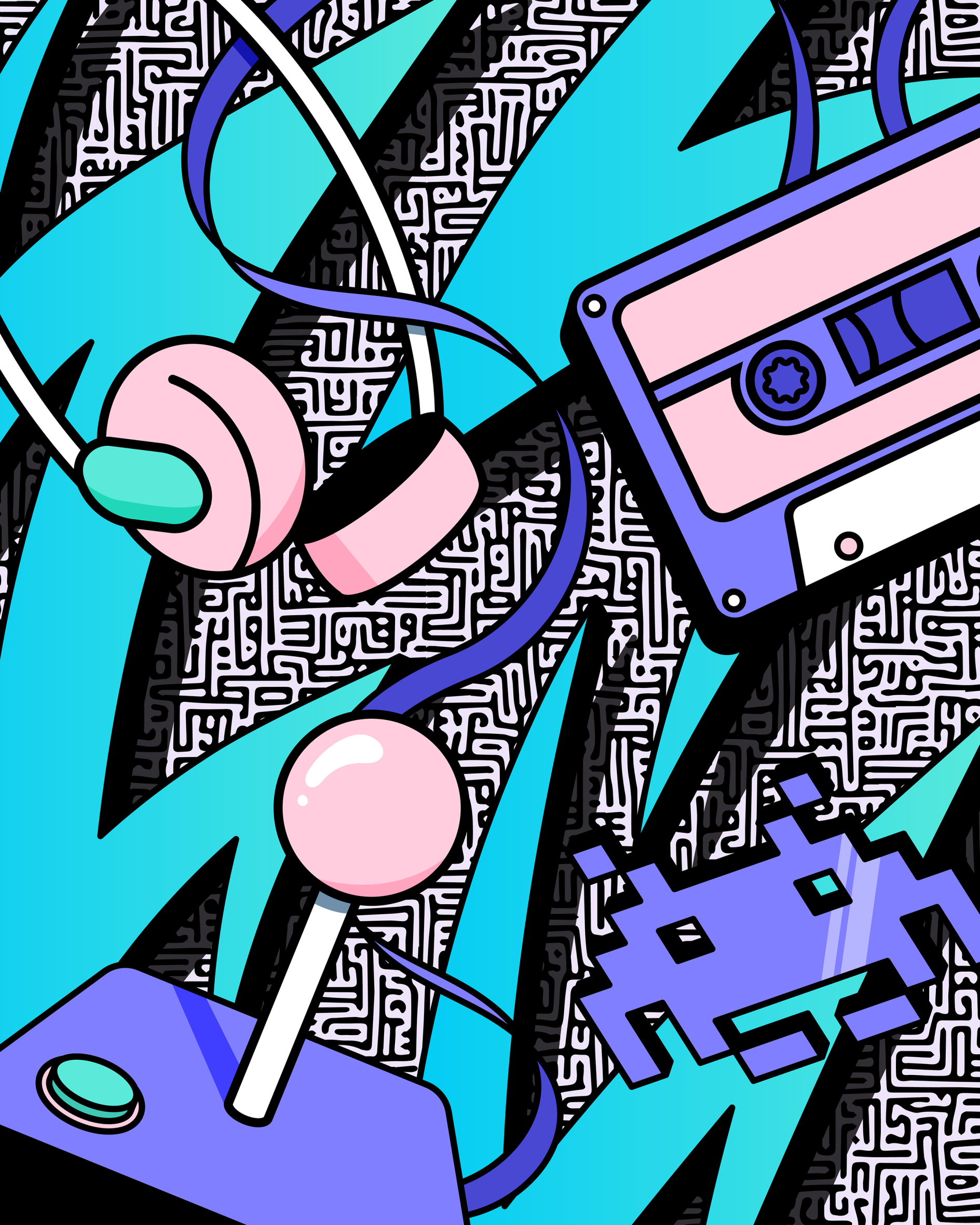 Alex Foxley's '90s-inspired illustrations are here to fill your world ...