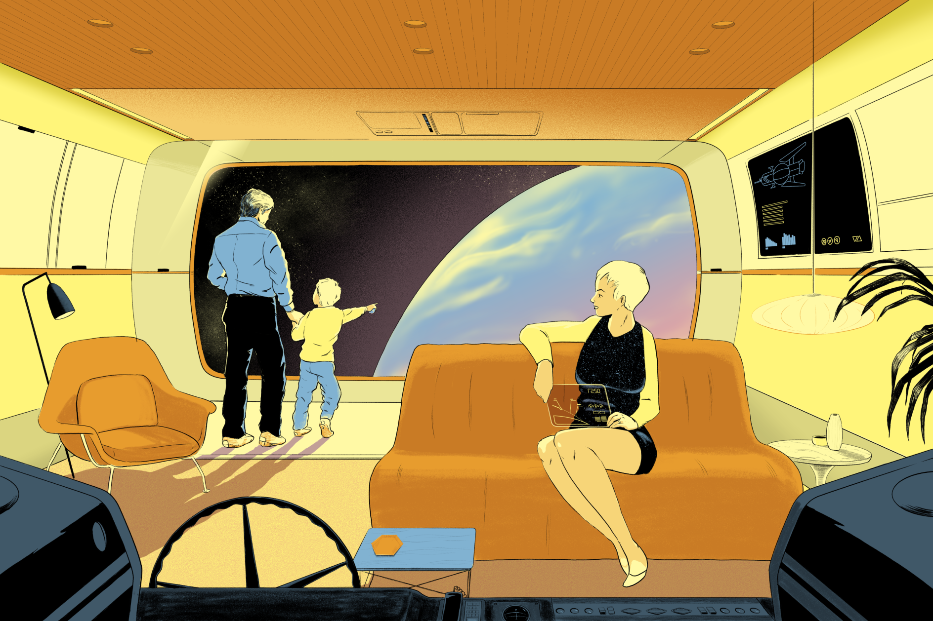 Emil Paun's sci-fi illustrations imagine a more hopeful future for ...