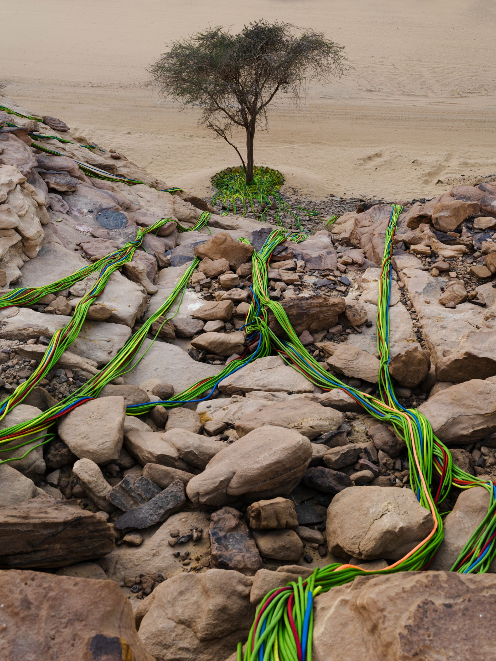 Stunning artworks set in an ancient Arabian desert explore ideas of ...