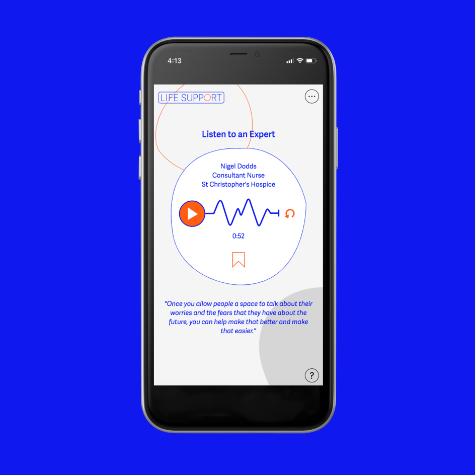 Life Support is a new digital tool to help us talk about death ...