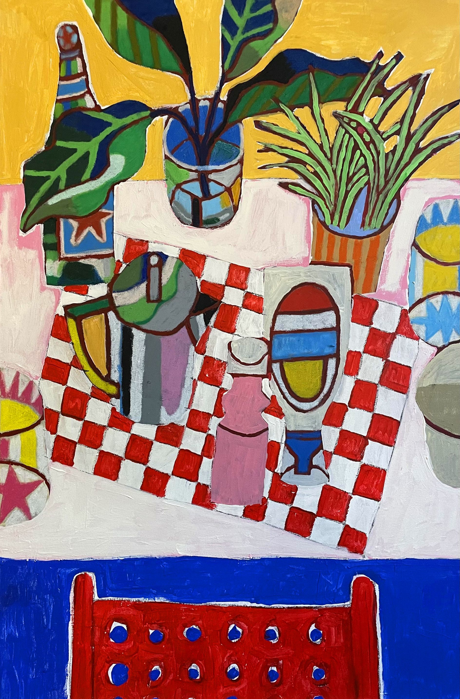 Scruffy and bold, Tom Moore paints everyday objects found around the ...