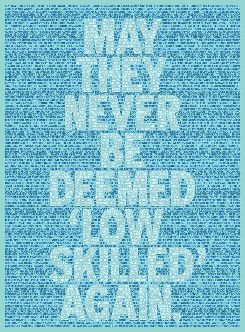 Craig Oldham releases for sale his typographic 'Key Workers' print to ...