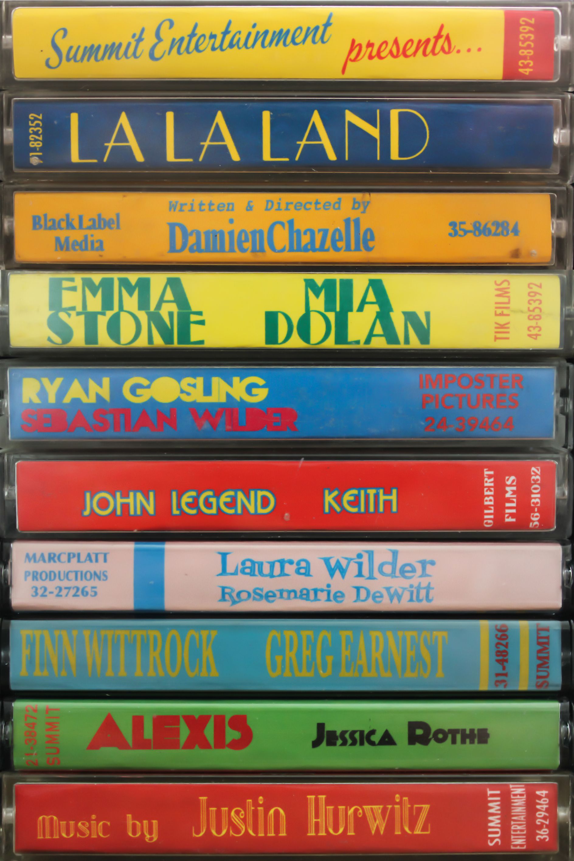 Film and television posters reimagined as stack of retro tapes ...