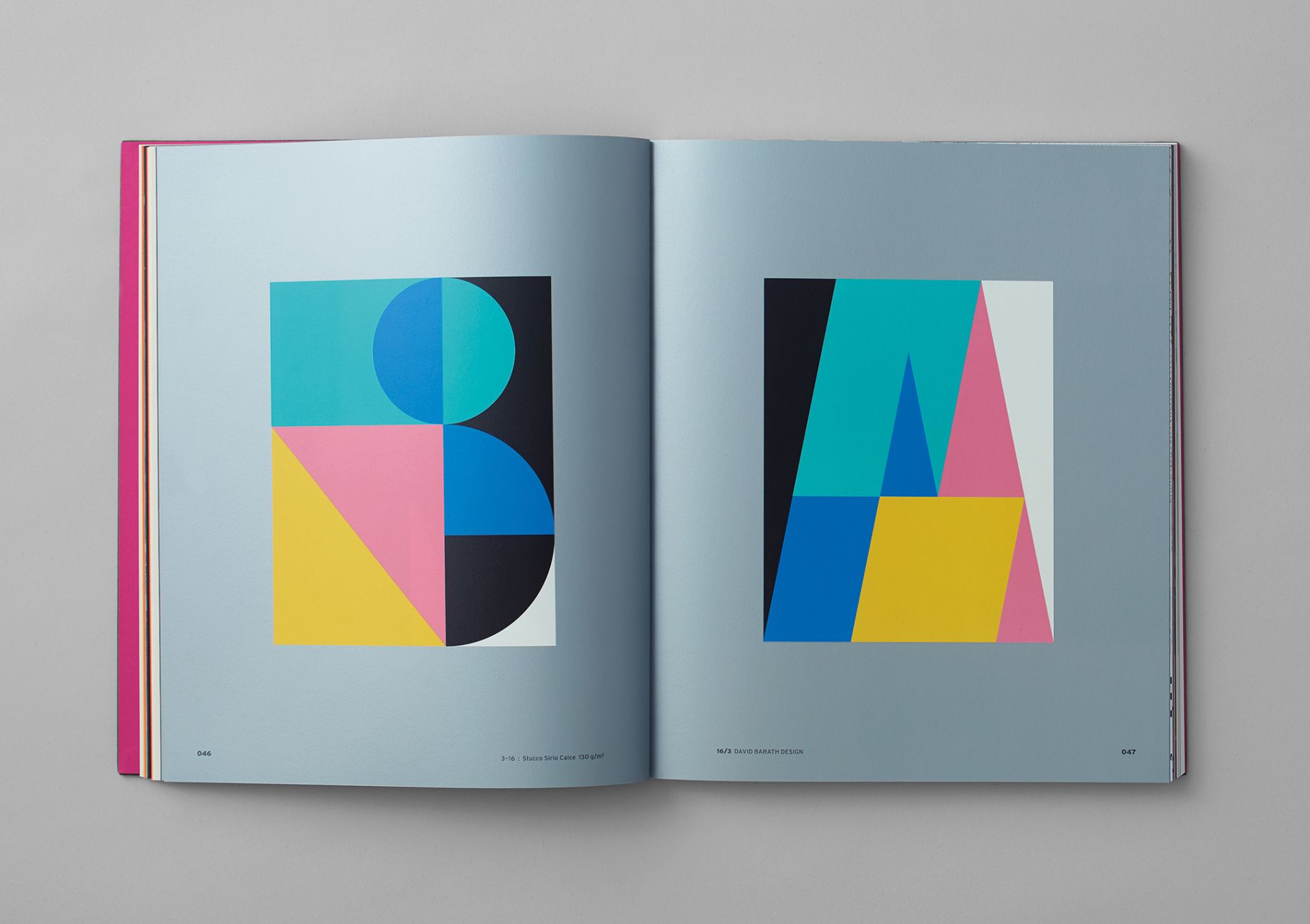 David Barath's striking, Bauhaus-esque designs for new Fedrigoni book ...