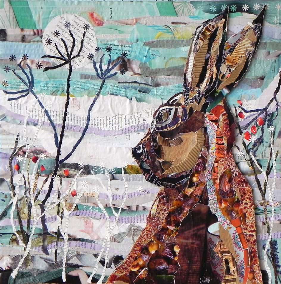 Old magazines get ripped apart to create stunning recycled paper art ...