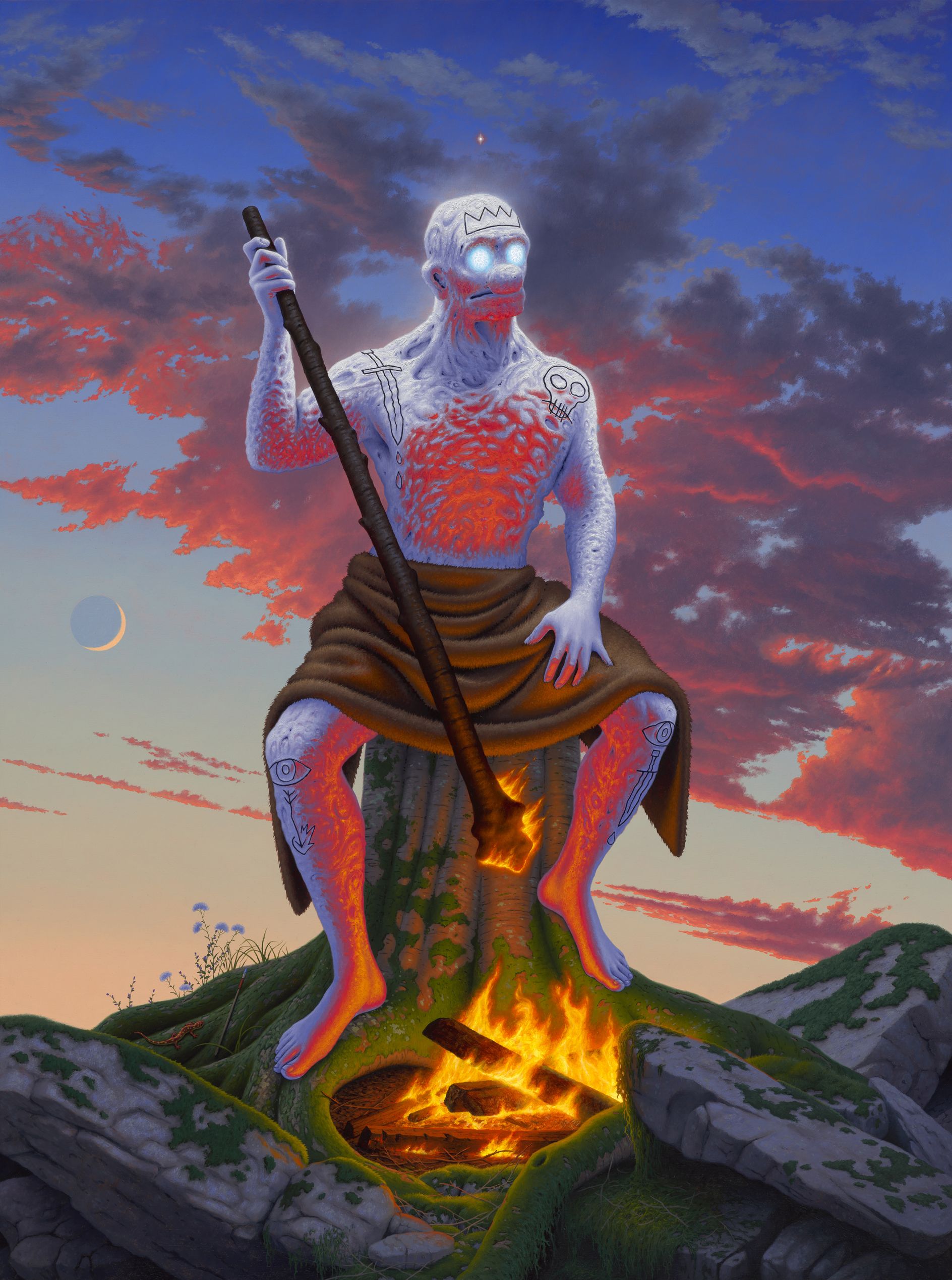 Adrian Cox's visionary art explores mythic narratives and spiritual ...