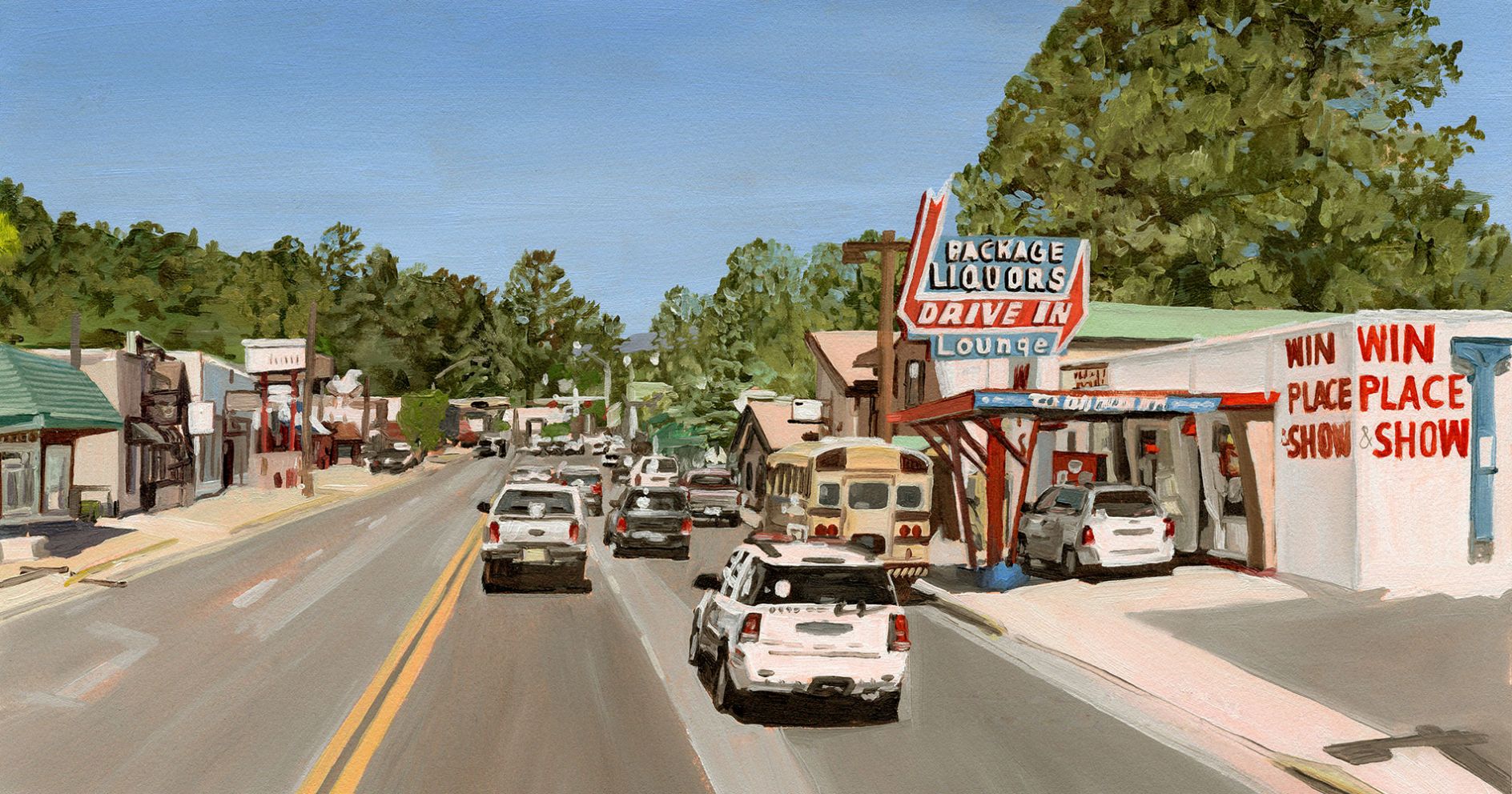 Alice Tye's latest Street View-inspired paintings take us on a virtual ...