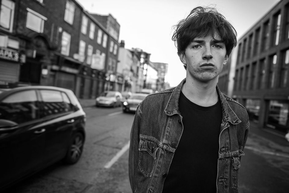 Black and white portraits of people in Manchester on the city's famous ...