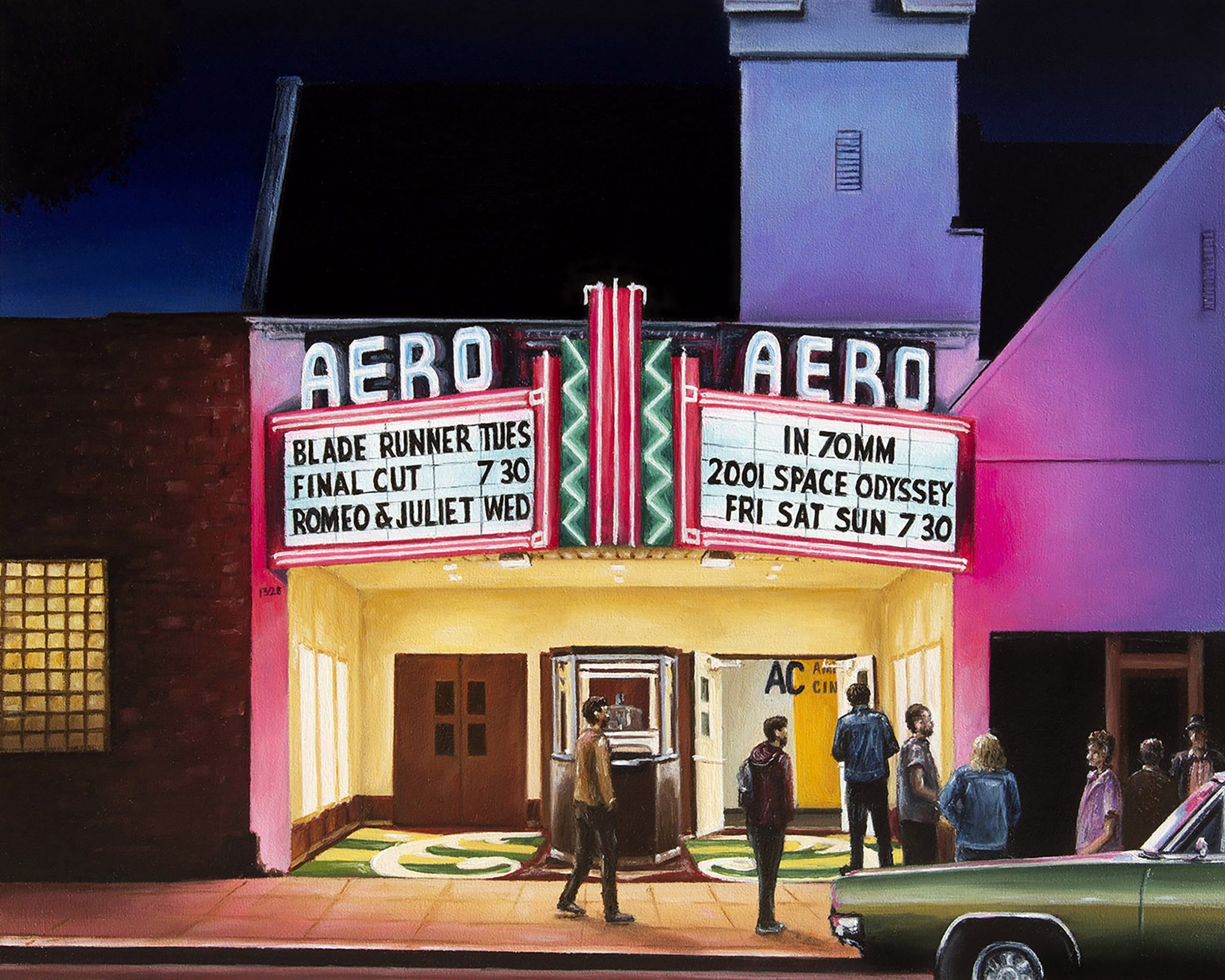Paintings by Imogen Hawgood consider the darker side of American road ...