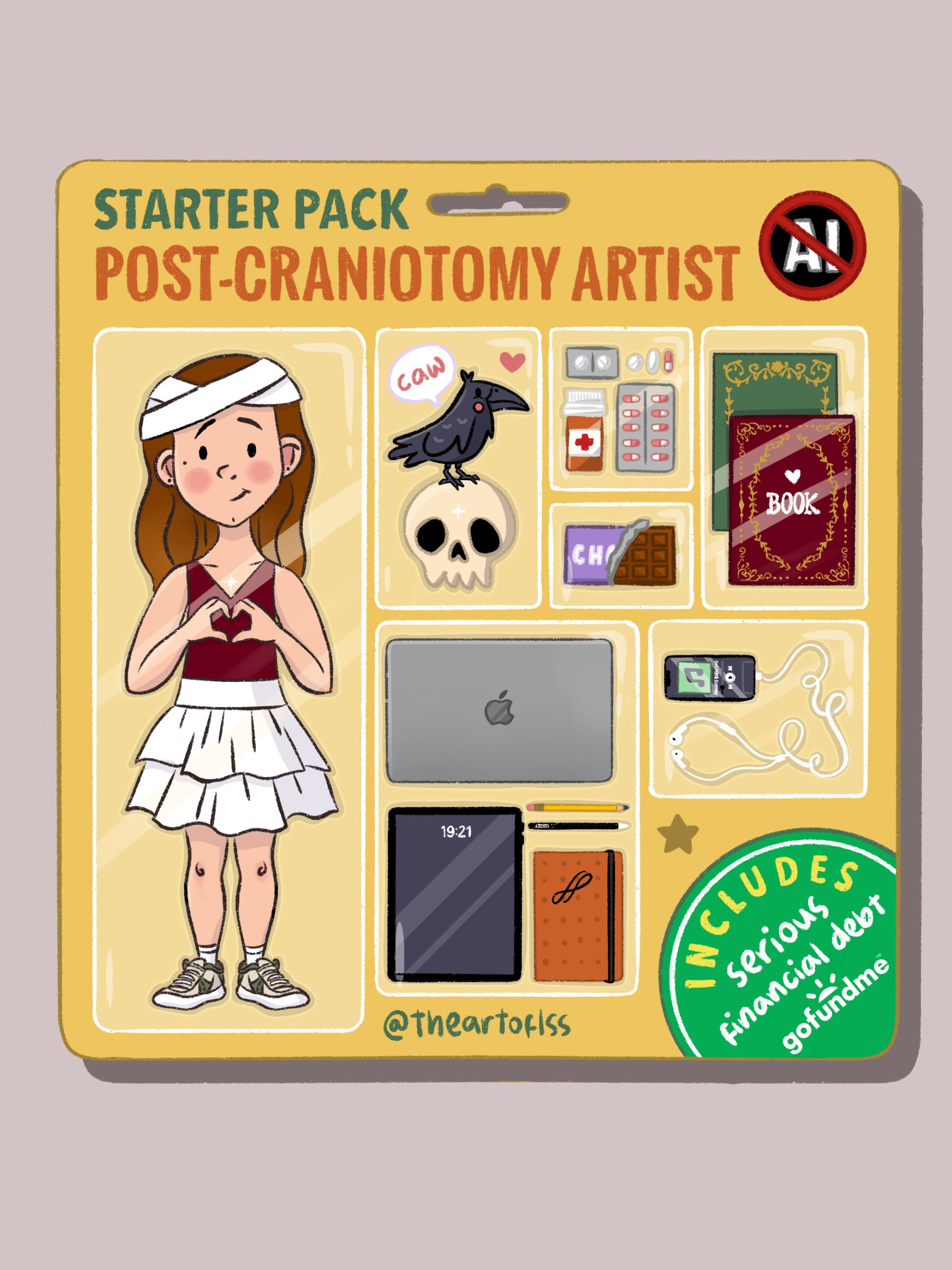 Illustrators launch fightback against AI dolls with #StarterPackNoAI trend | Creative Boom