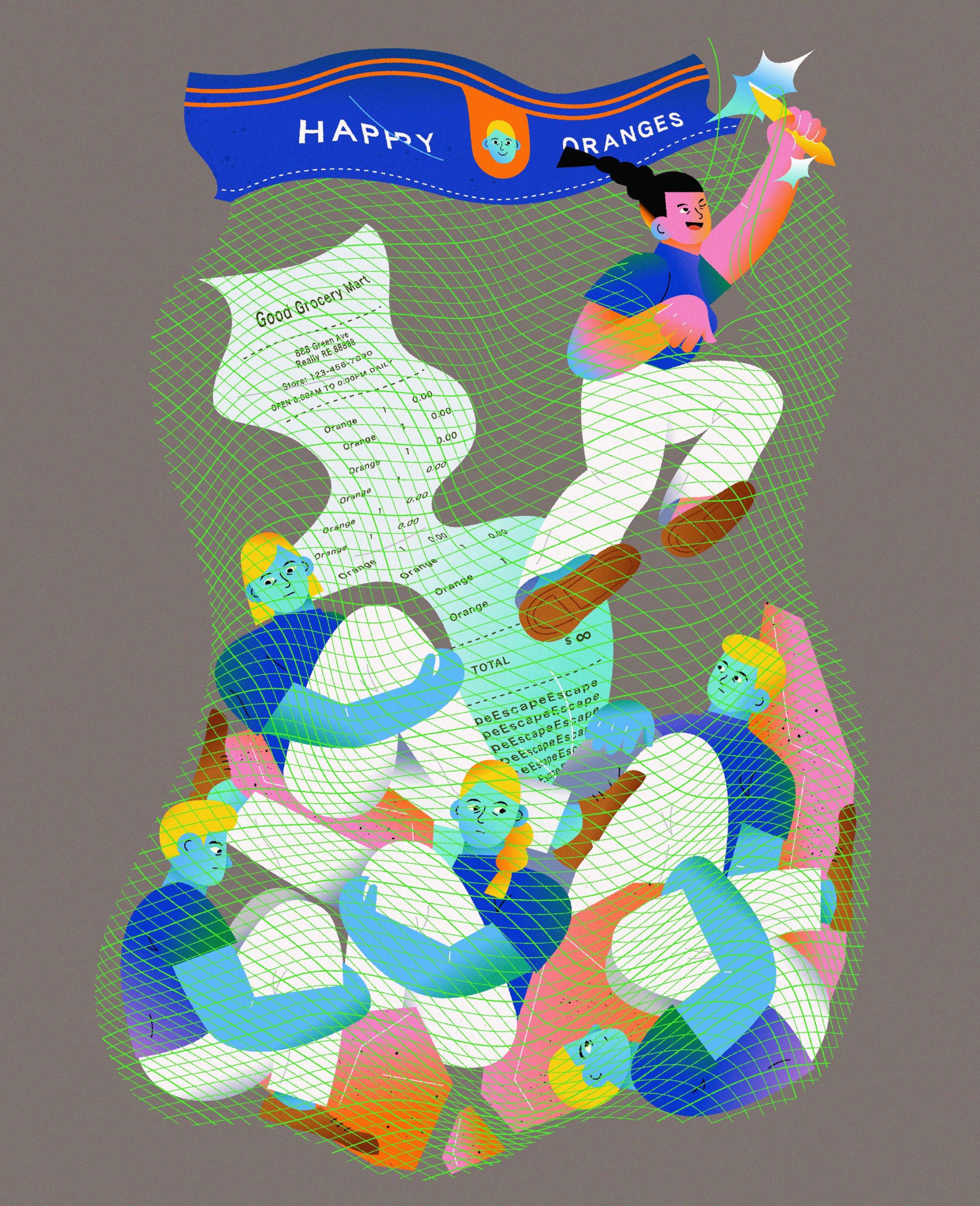 Xinyue Song escapes the patterns of everyday life with her happy and ...