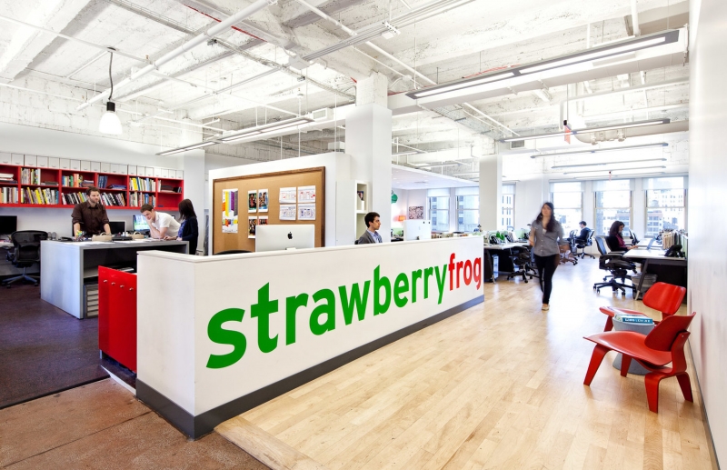 StrawberryFrog, New York takes an appealing leap into its new workspace ...
