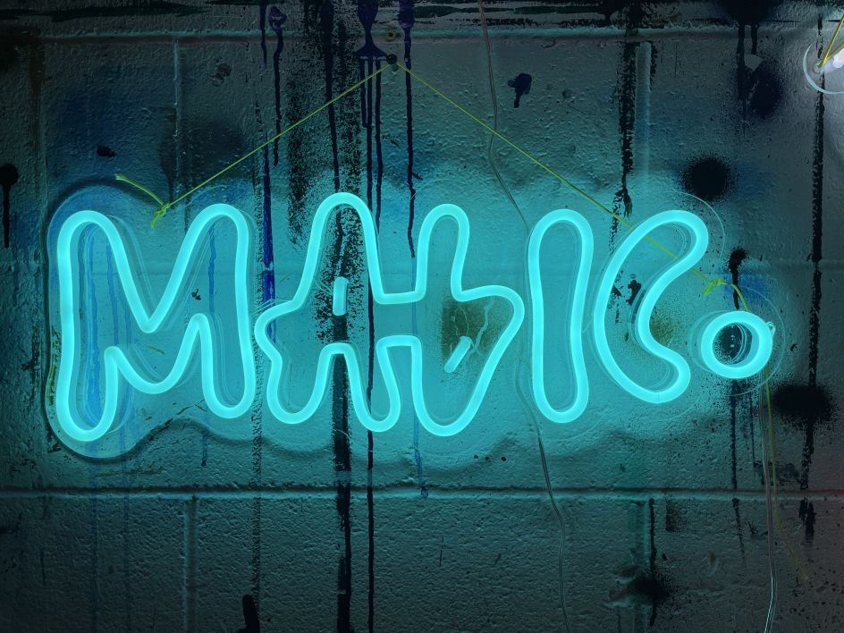 Joyful neon artworks by Gregory Siff of faces, mushrooms and inspiring ...