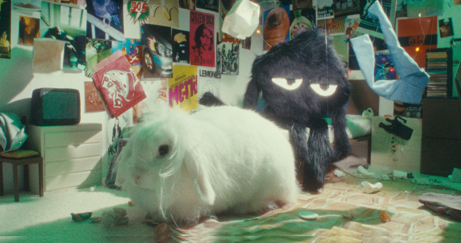 Furry puppets, exploding heads and oiled-up bodybuilders: Dice's new ...