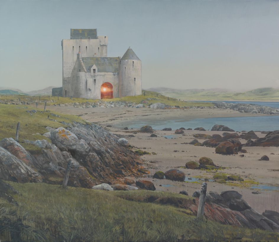 Andrew McIntosh's paintings of Highland castles with portals to ...