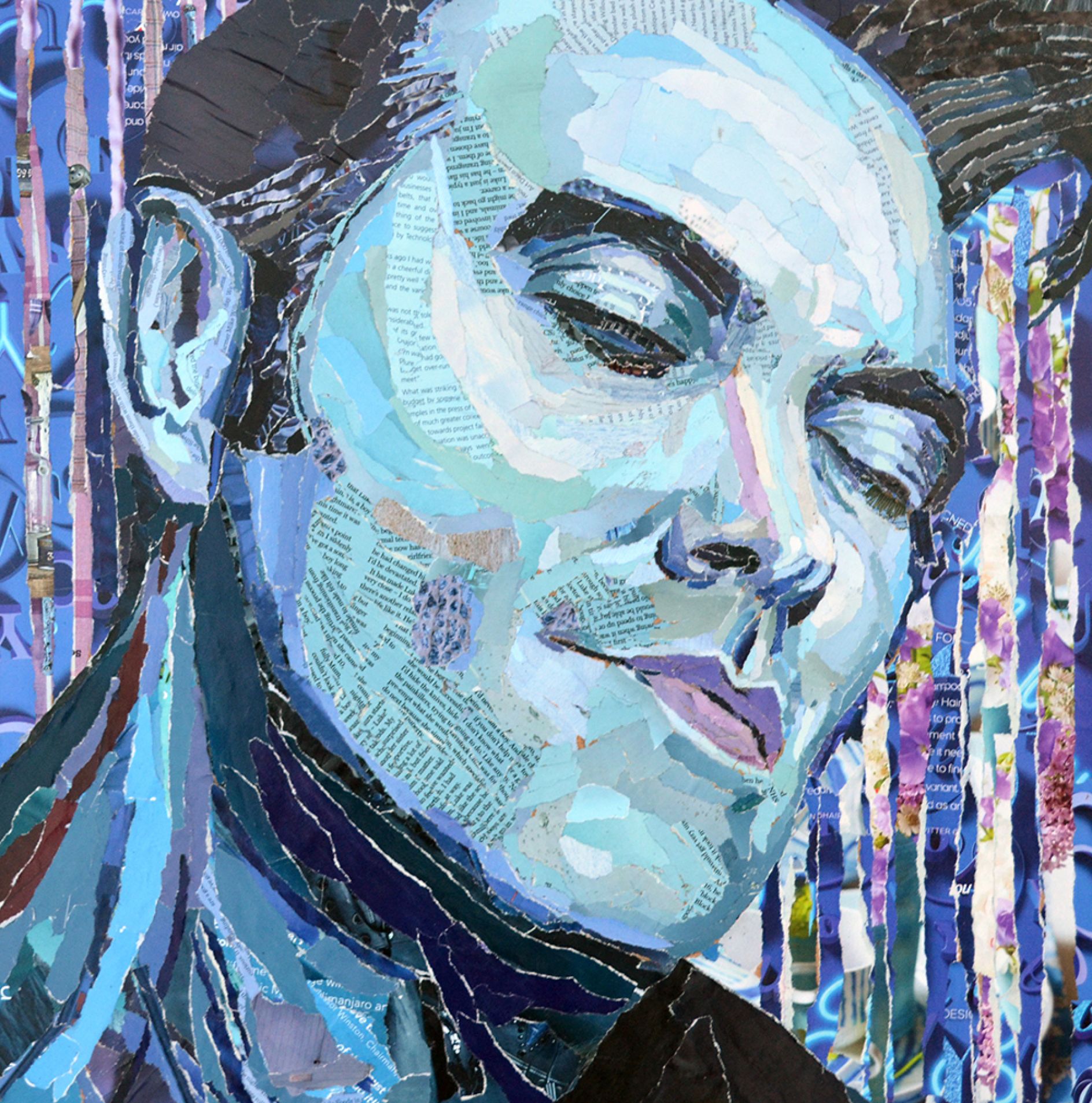 Old magazines get ripped apart to create stunning recycled paper art ...