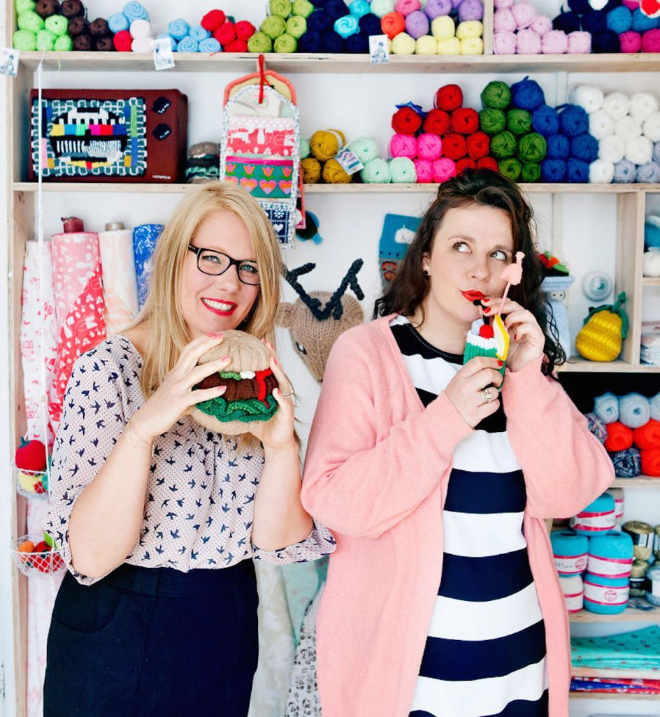 Creative knitting enthusiasts craft intricate everyday items from wool ...