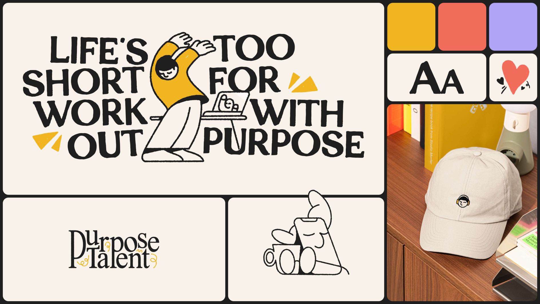 Studio Morfar's soulful rebrand for Purpose Talent hits all the right ...