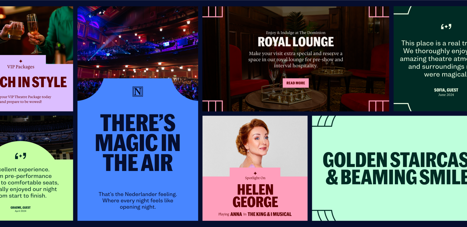 ‘Every Night is Opening Night’: Nederlander Theatres’ new identity | Creative Boom