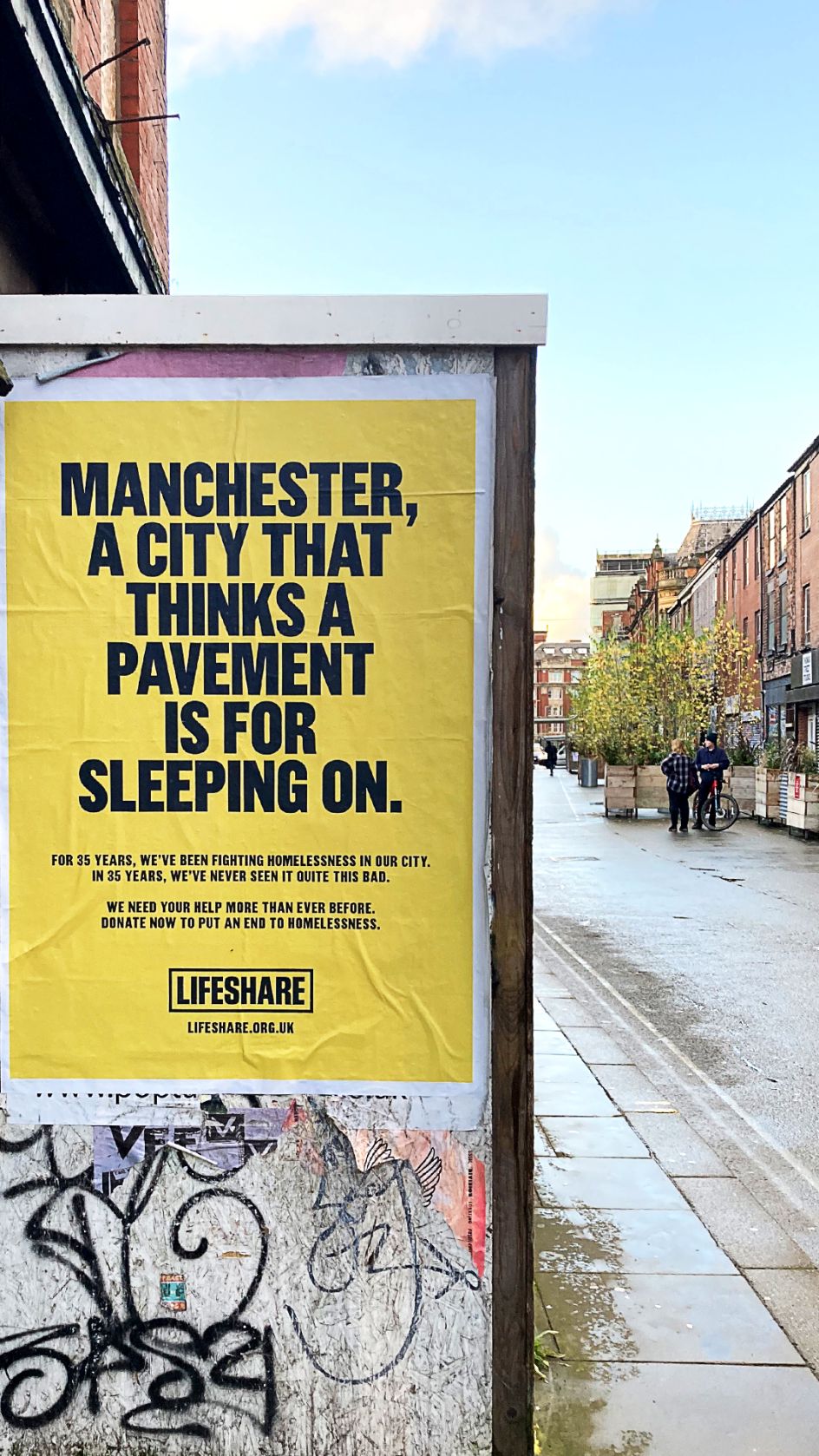 Mikesian turns Manchester pride upside down in its 'brutal' billboard ...