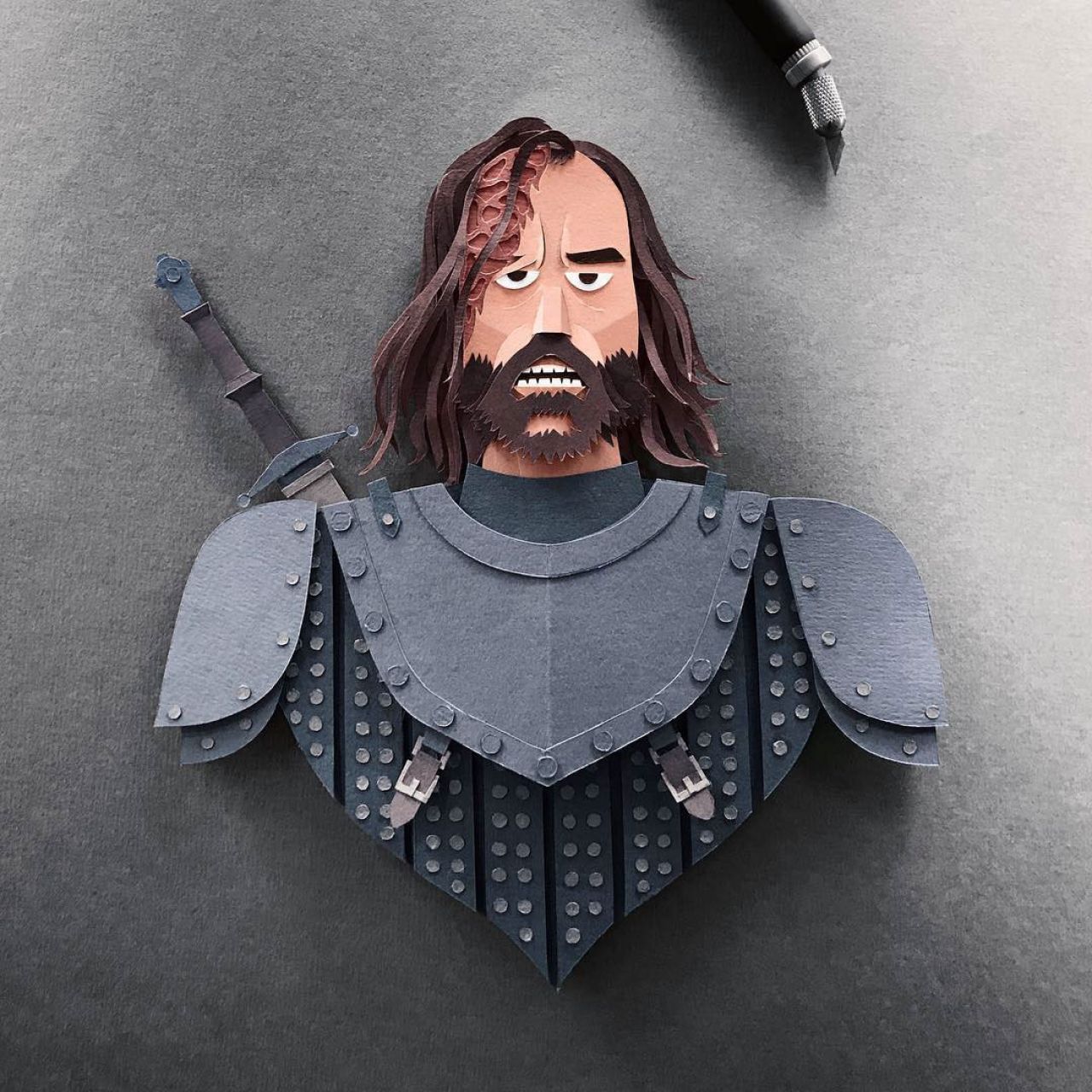 Intricate papercut portraits of our favourite Game of Thrones ...