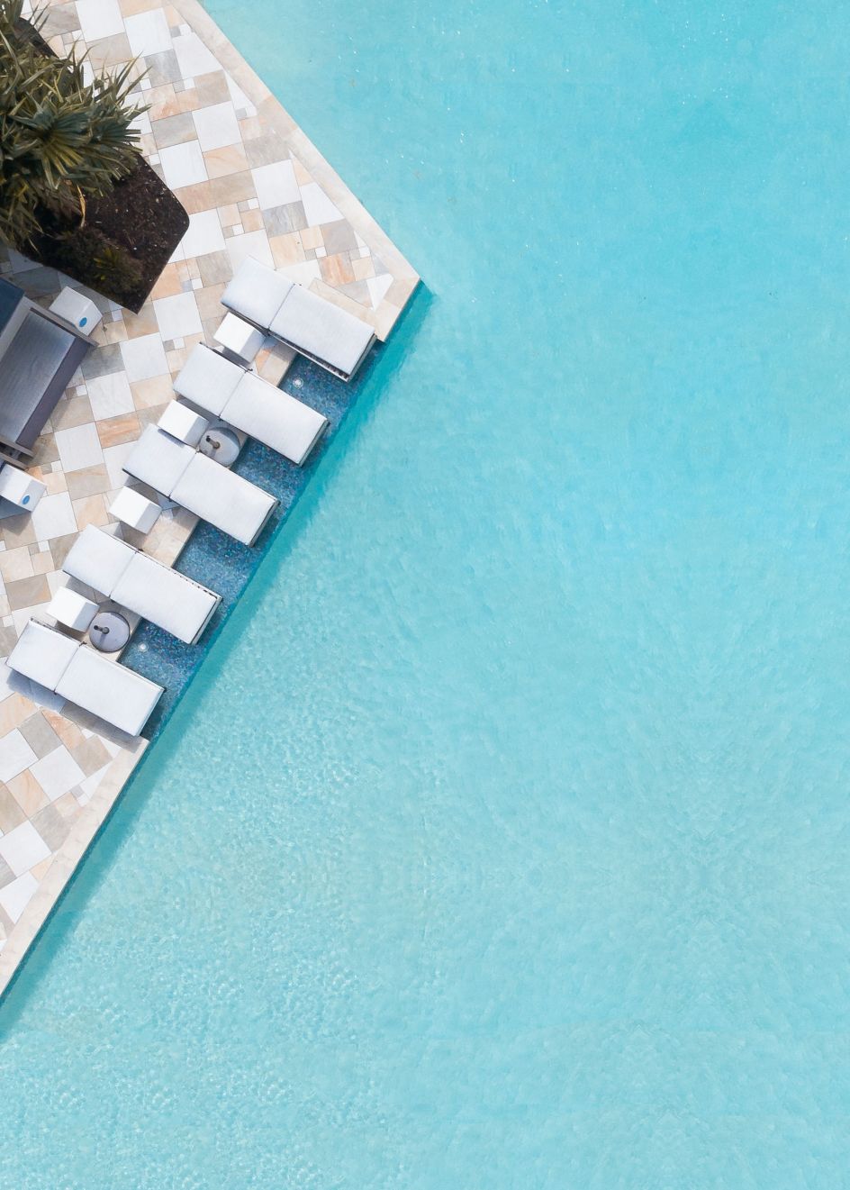 The beauty of swimming pools captured from above by aerial photographer ...