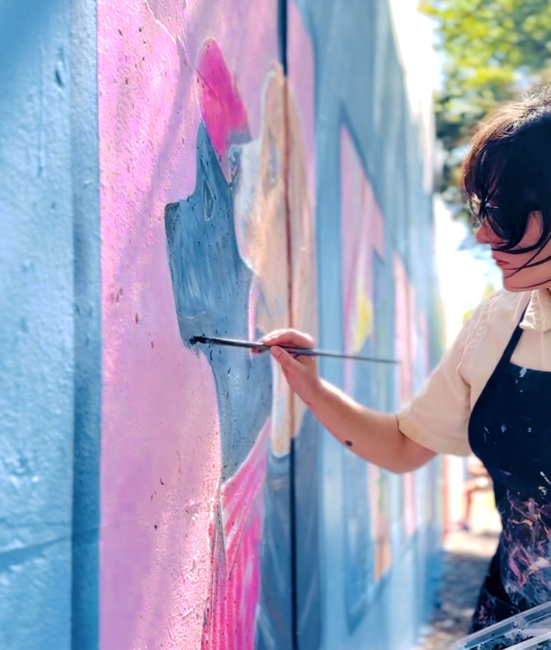 Katty Huertas' first ever mural speaks to the power of community and ...