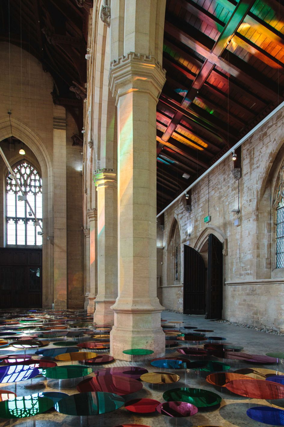 Artist transforms a former church into a colourful space by using ...