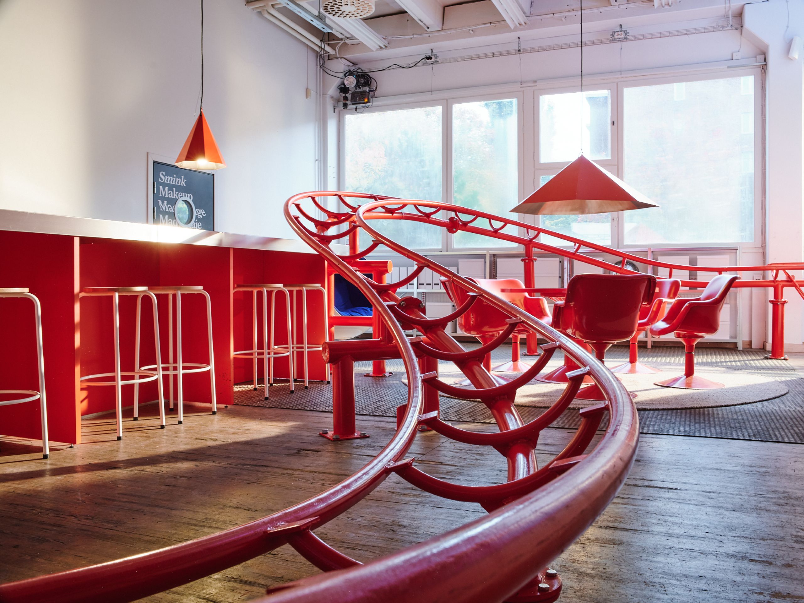 The Great Exhibition unveils the world's only office roller coaster in ...