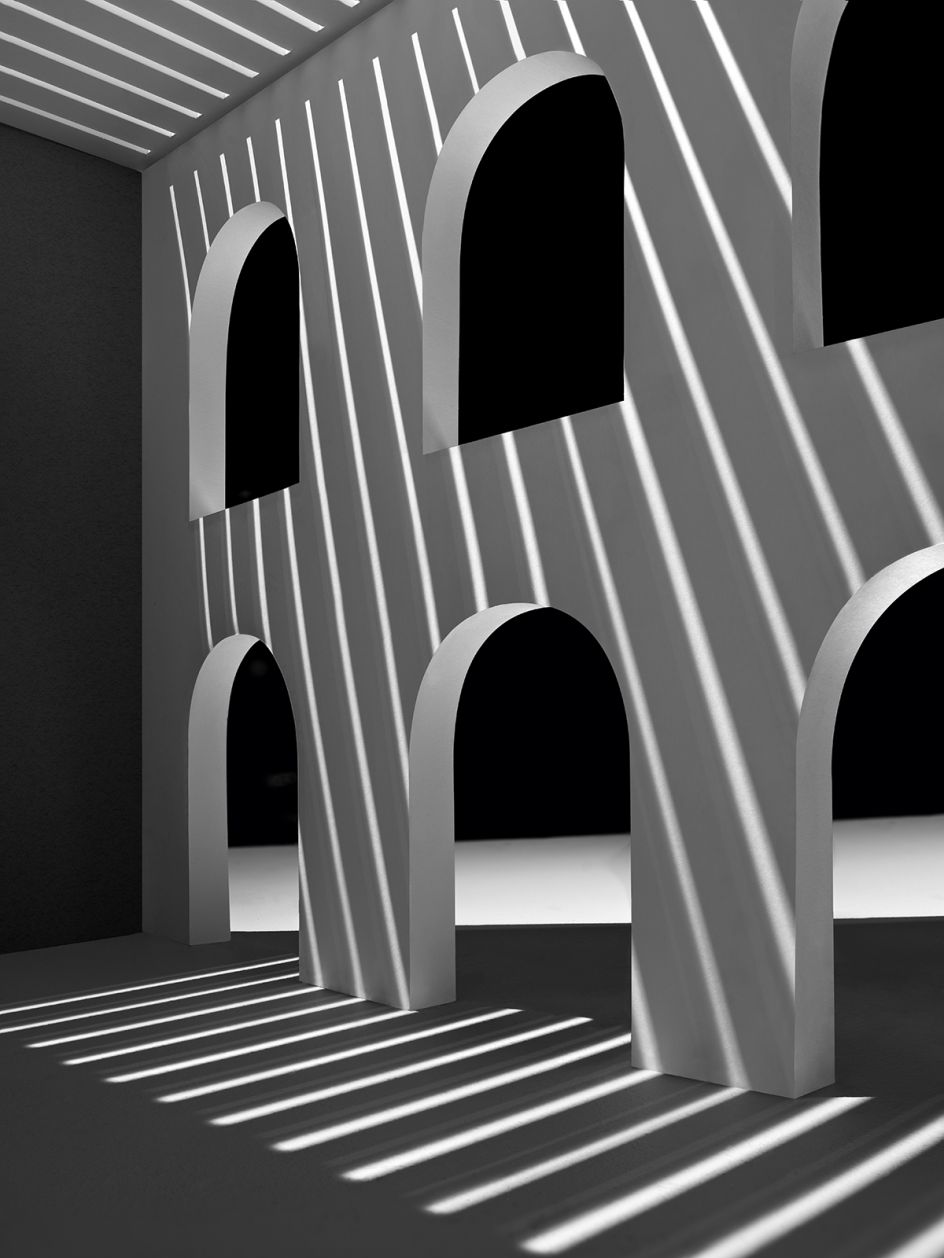 Shadow Spaces: Miniature architecture crafted from paper looks like ...
