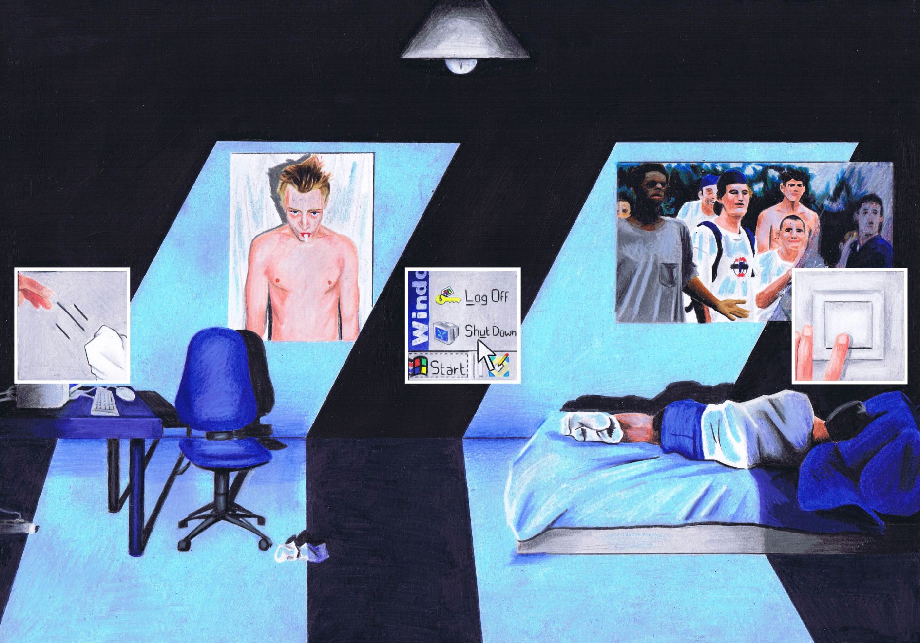 Jules Magistry's illustrations of adolescence, masculinity and violence ...