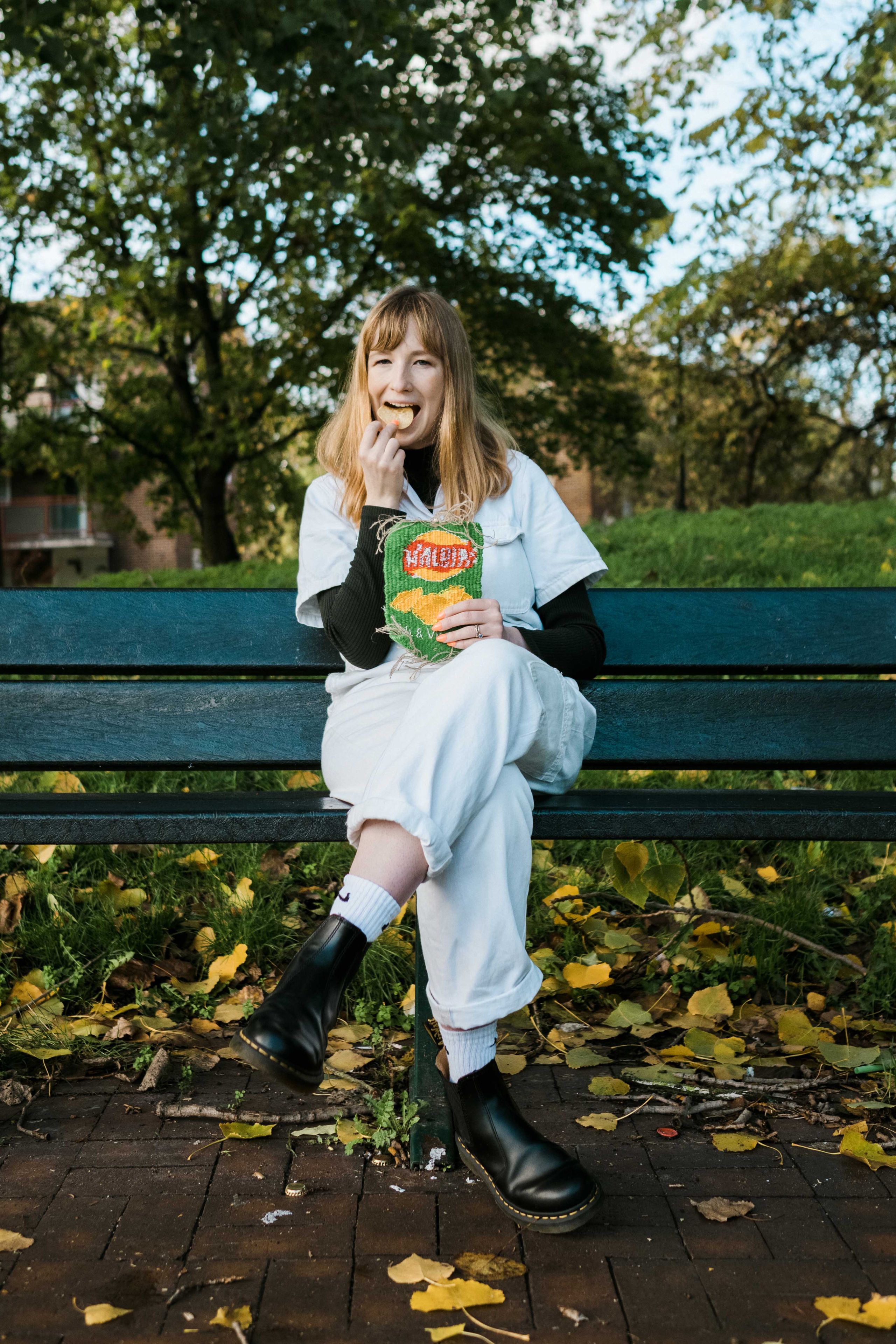 Handwoven crisp packets by Alexandra Lucas celebrate the simple ...