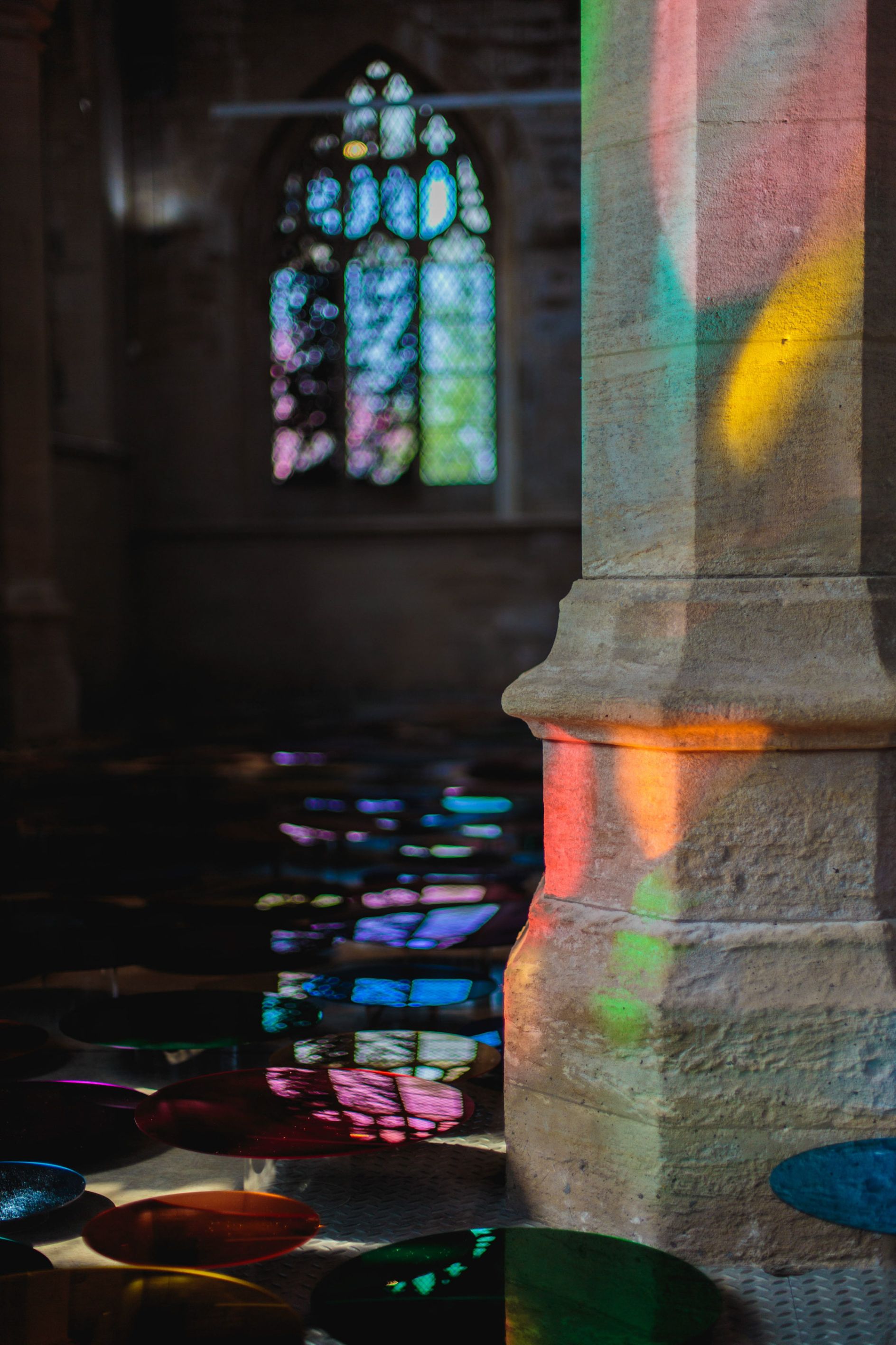 Artist transforms a former church into a colourful space by using ...