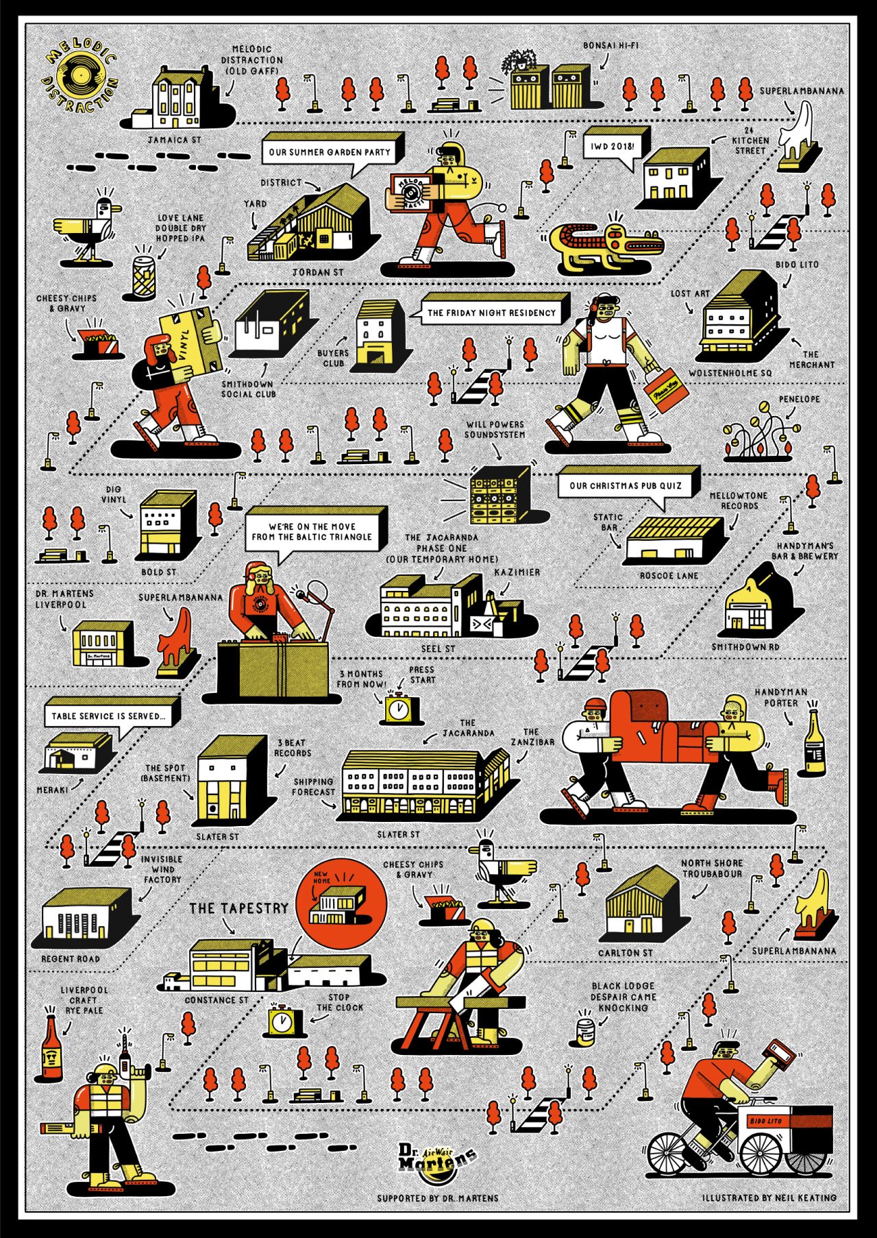 Graphic artist Neil Keating maps Liverpool's alternative scene ...