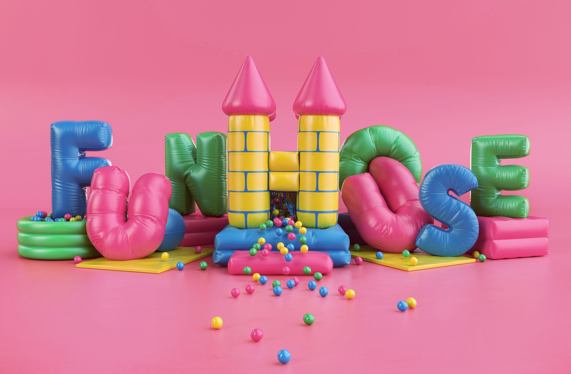 Thomas Burden's experiments with inflatable type to teach creatives ...