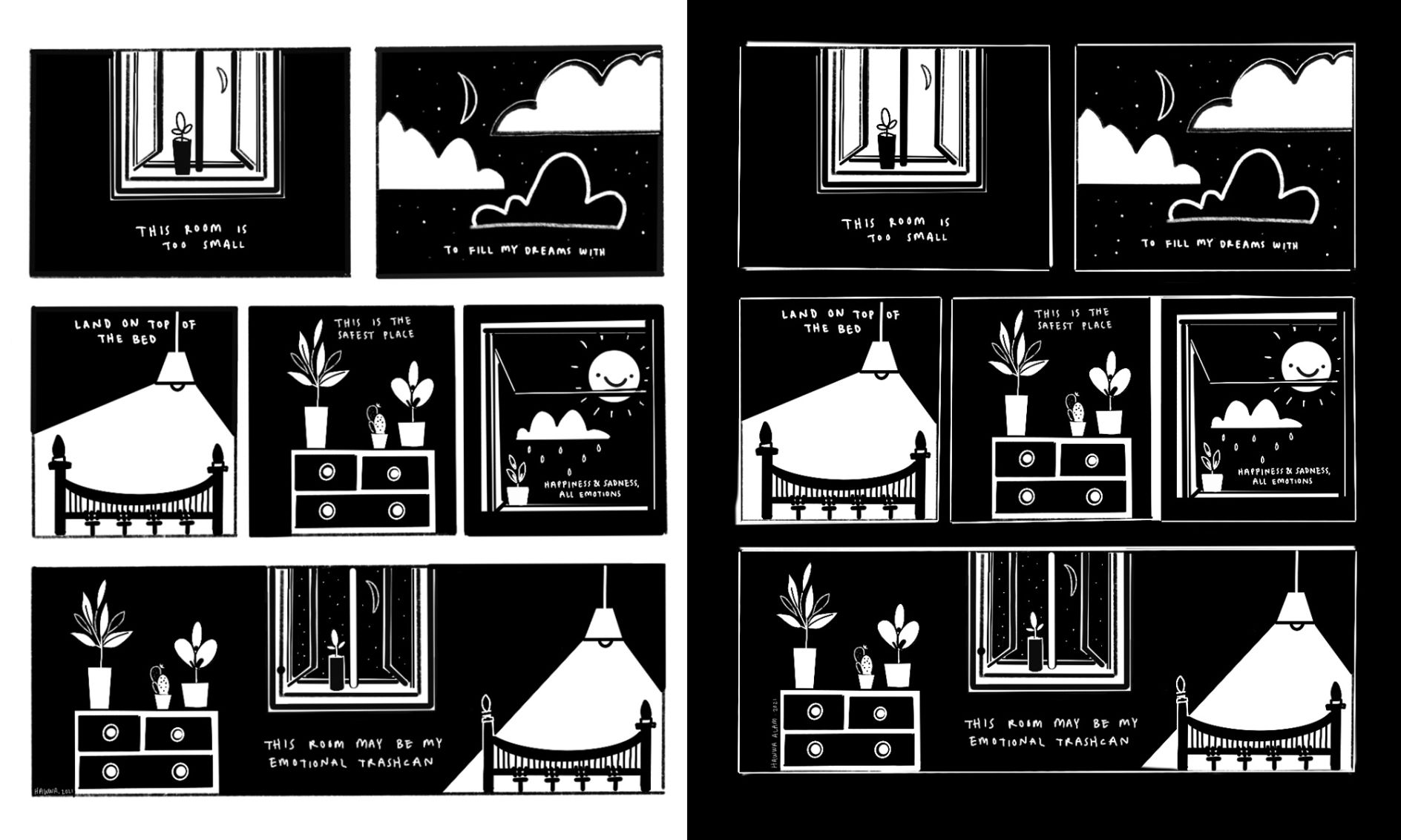 Hawwa: the curious artist who loves her work to convey purpose and ...