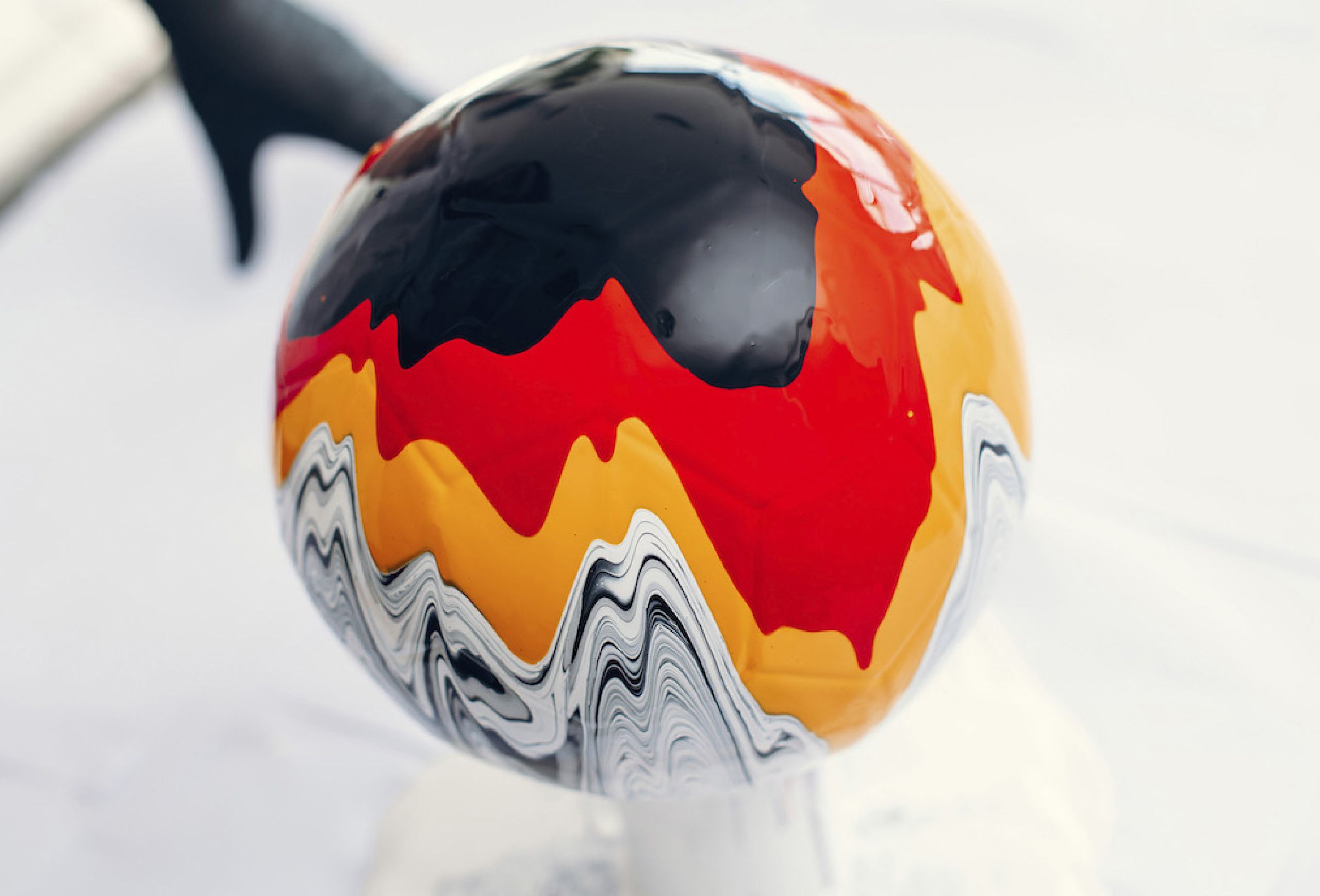 Typographer, paint-pourer and football nut Craig Black creates ...