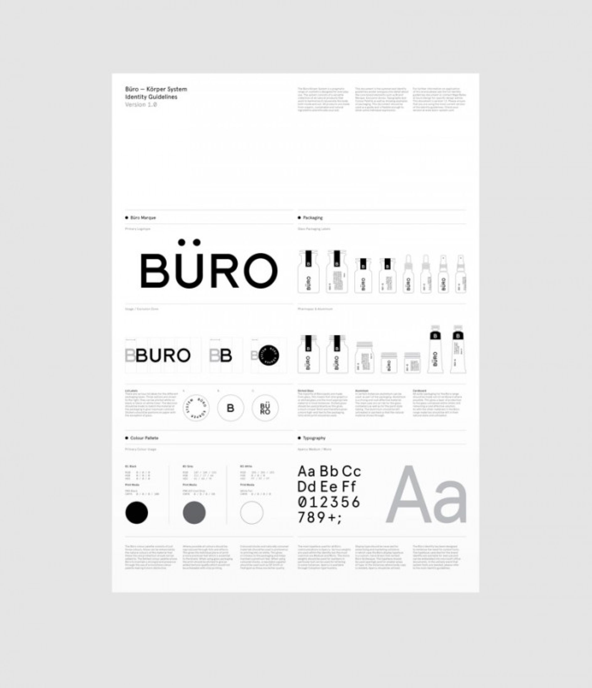 Büro by Socio Design, an identity for a male cosmetics range | Creative ...