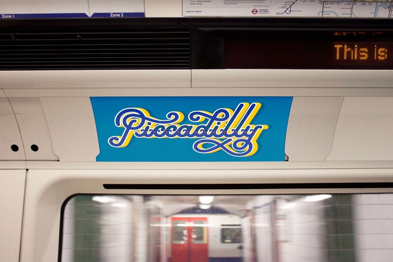 Hand-lettered illustrations reflect distinct personalities of London ...