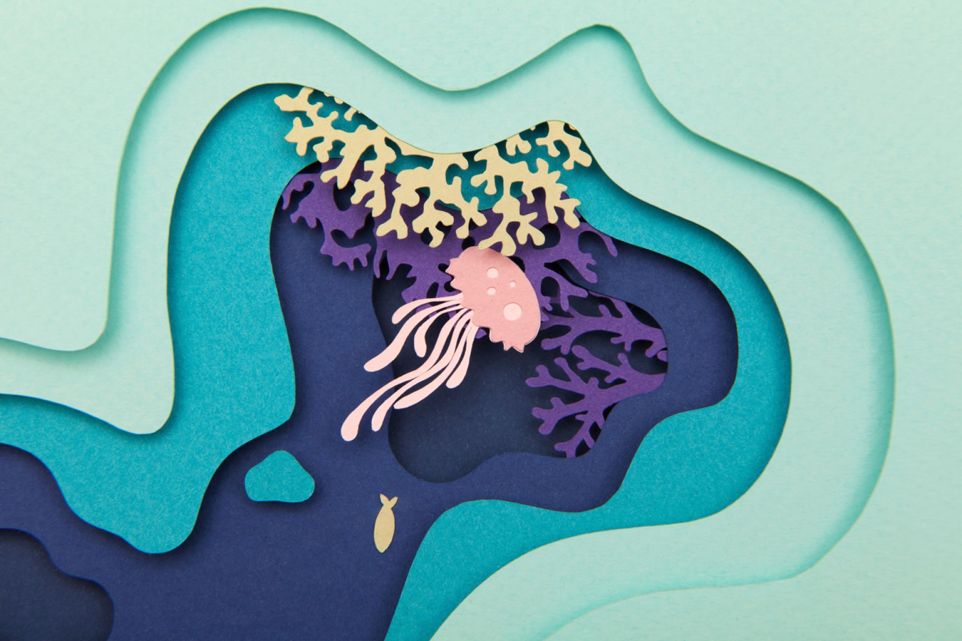 Thailand beach scene made of paper will help you cling on to the last ...