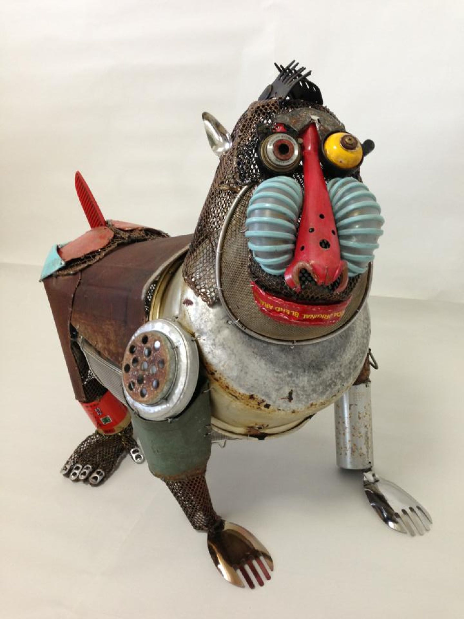 Creep into the Small Forest to discover some unusual scrap metal ...