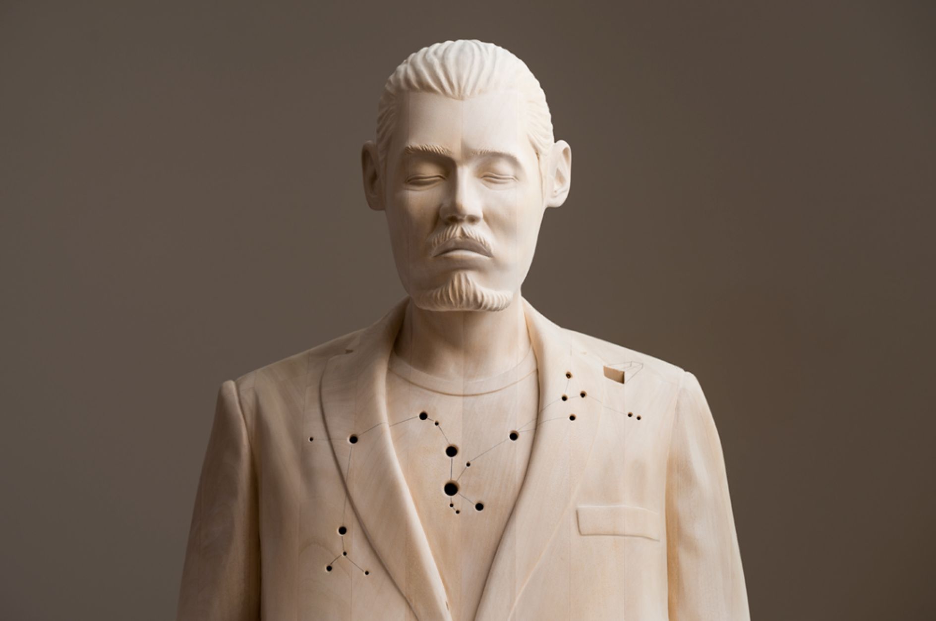 Wooden sculptures of twisted human forms by artist Paul Kaptein ...