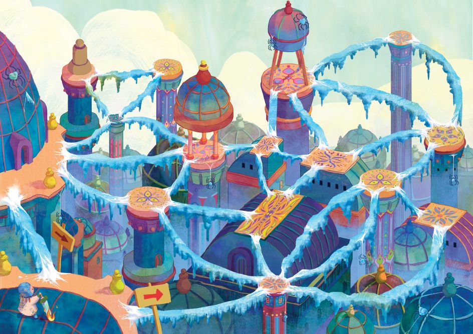 'Drawing is like therapy': illustrator Jun Zhou on creating delightfully satisfying puzzle ...