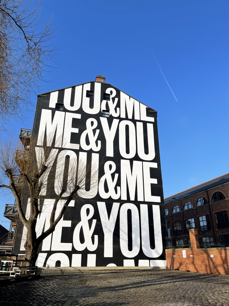 Anthony Burrill's largest mural to date offers Leeds a positive start ...