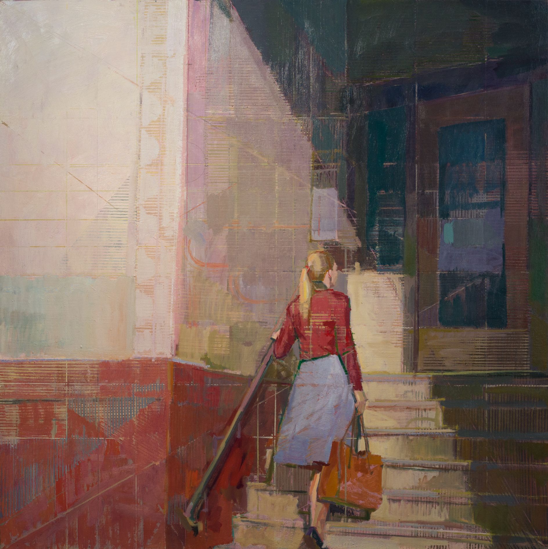 Hiroshi Sato's latest paintings show a quieter San Francisco as people ...
