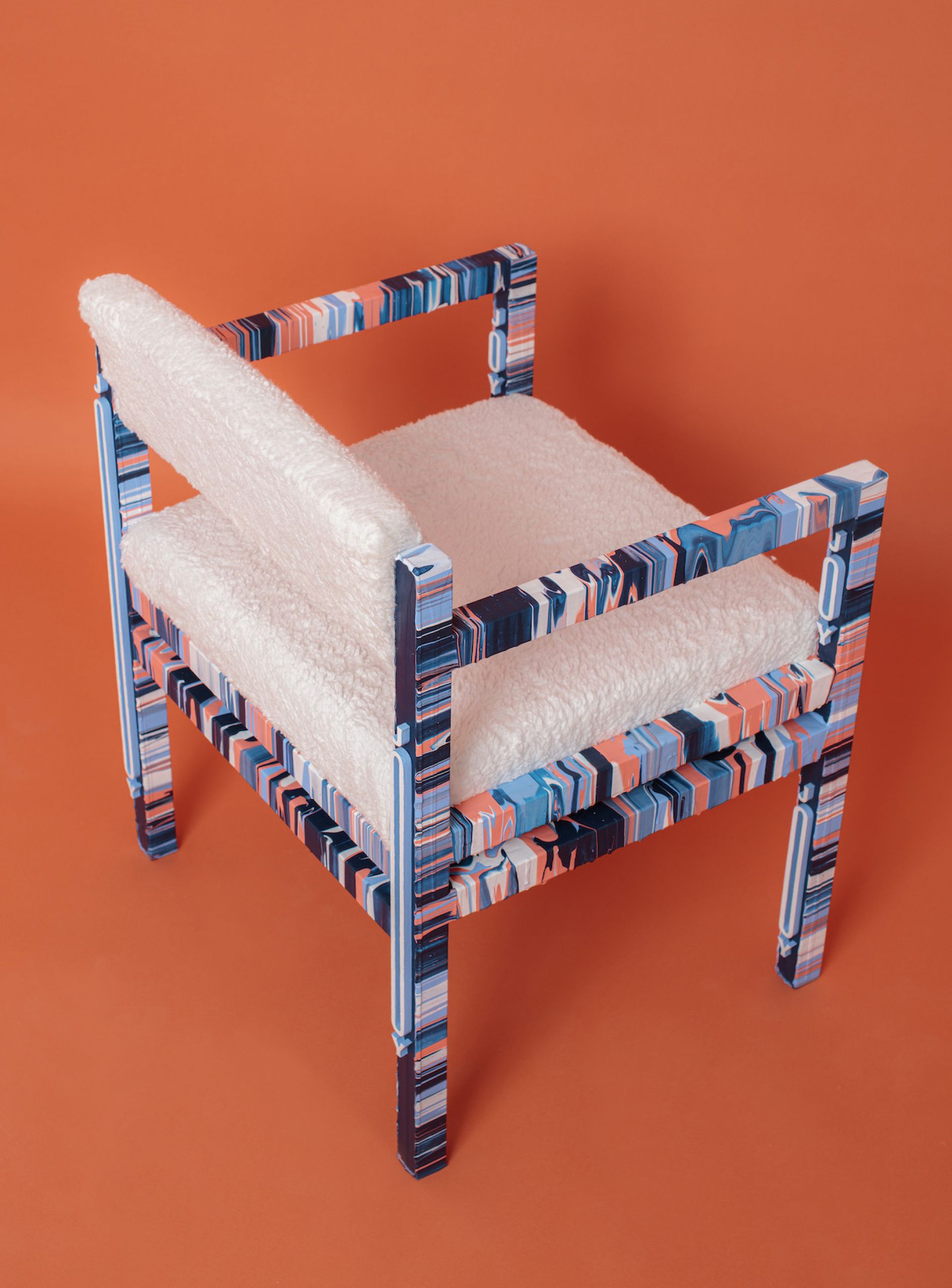 Craig Black creates joy-focused bold typographic chair designs ...