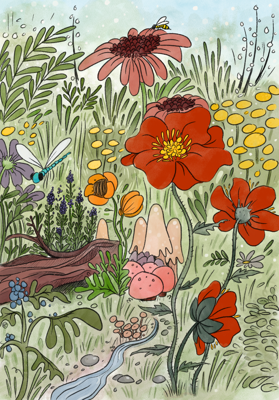 Rhe Civitello's emotional illustrations capture the poetry and magic of ...