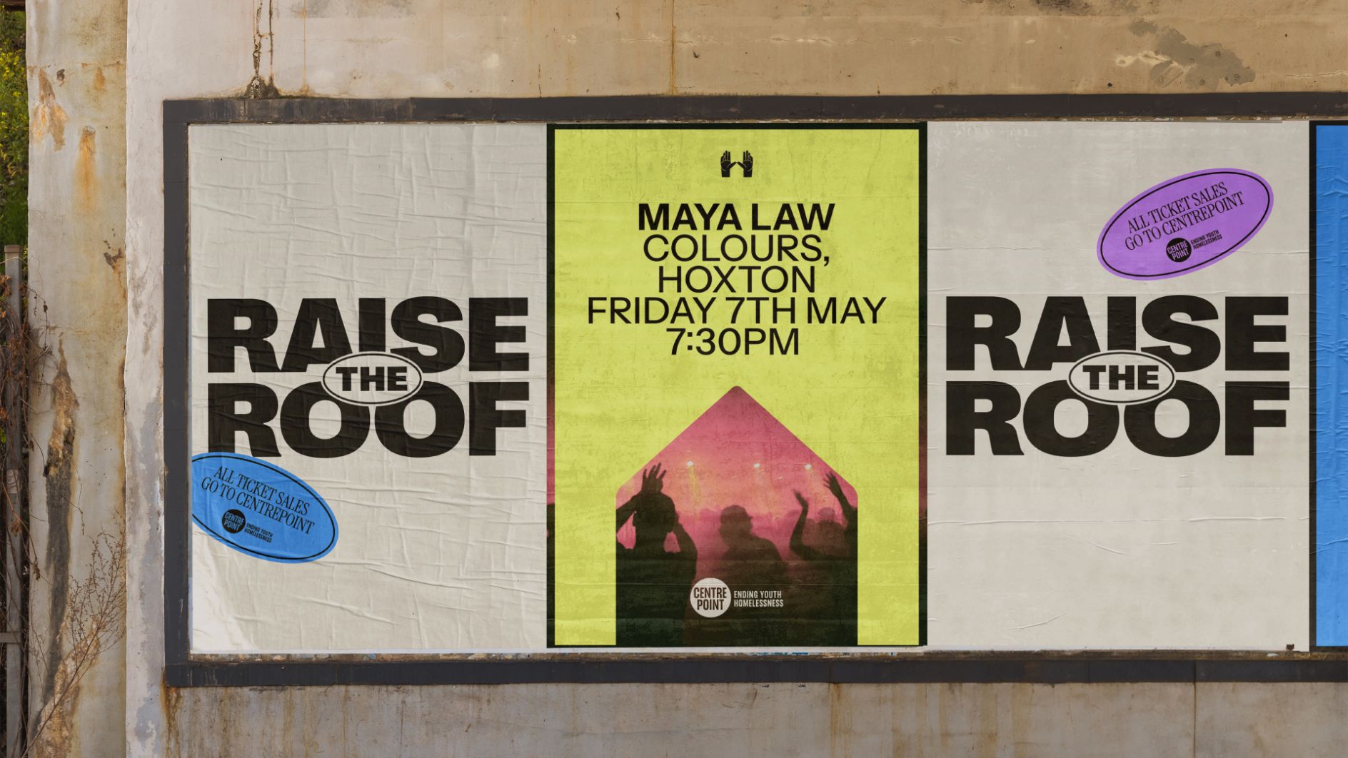 Kit Studio crafts a vibrant identity for Raise the Roof, a music-led ...